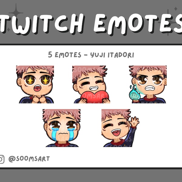 Jujutsu Kaisen Emotes - Etsy