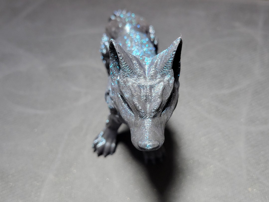 Cinder Wolf in YOUSU Starry Sky Color 7-inches - Etsy