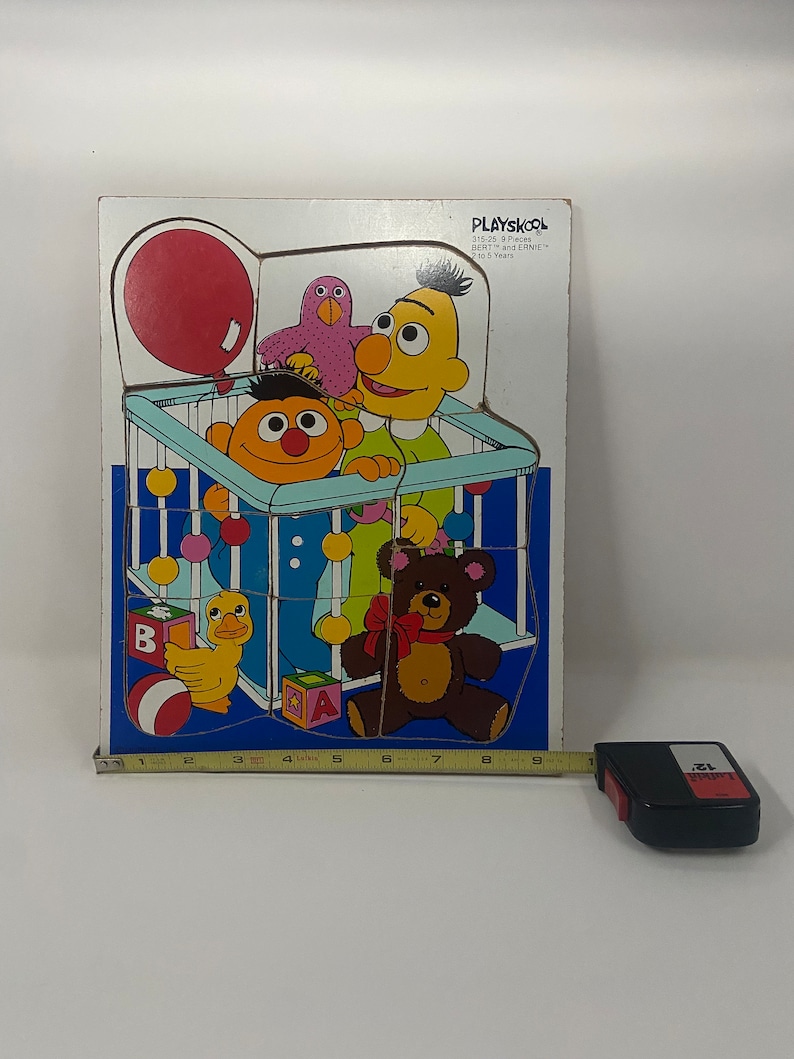 Playskool Puzzle - BERT and ERNIE - 9 Pieces - Etsy