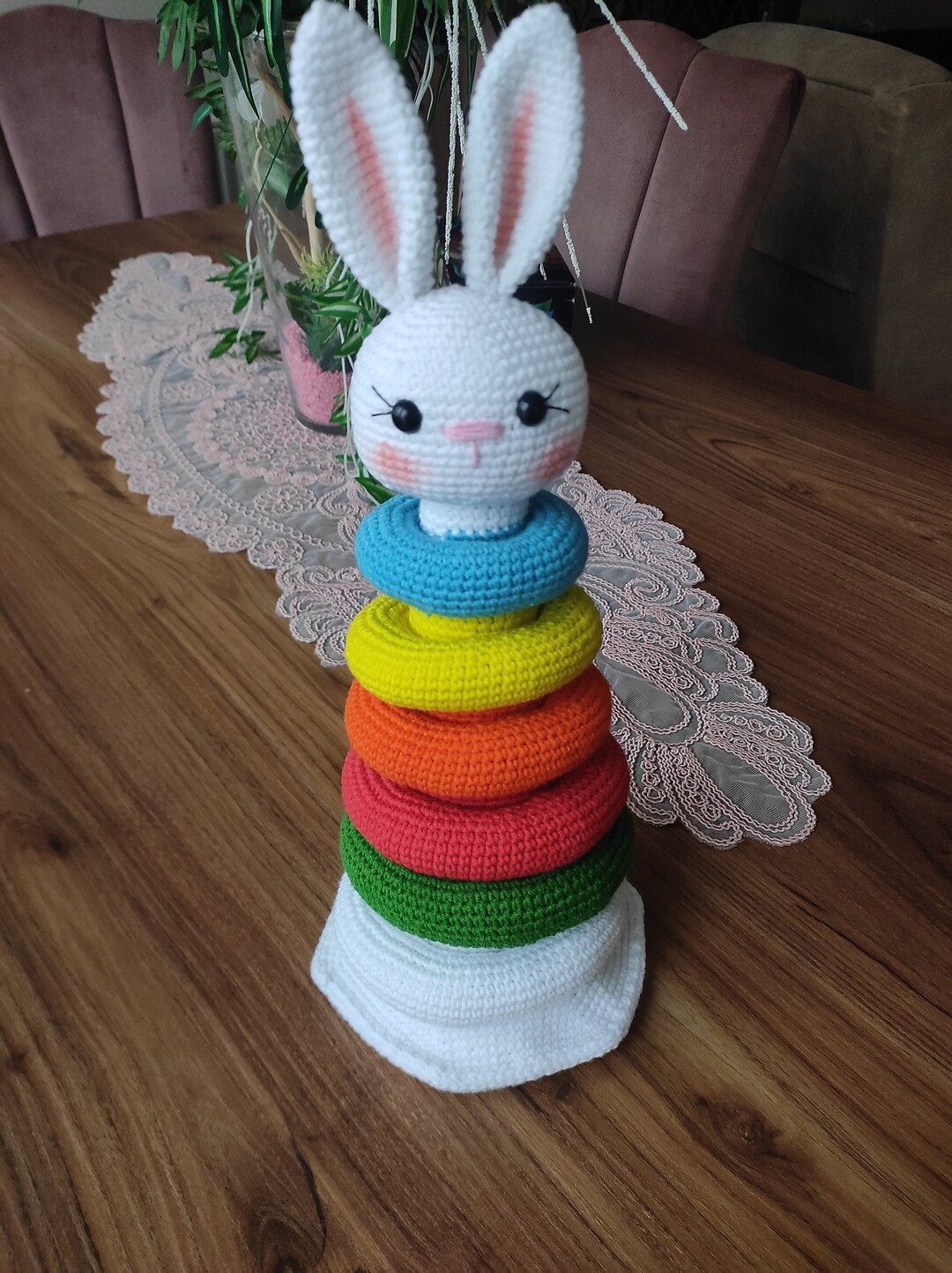 Amigurumi Educational Ring Toy,sorting Toys, Stacking Toy - Etsy