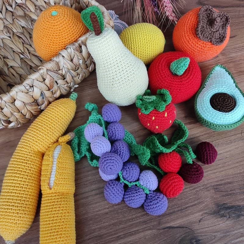 Amigurumi Fruits - Etsy