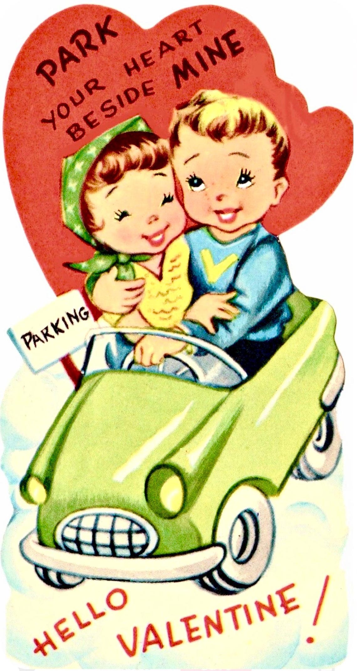 Antique Vintage Charming Valentines Letterbox Gift, 1950s Bracelet ...