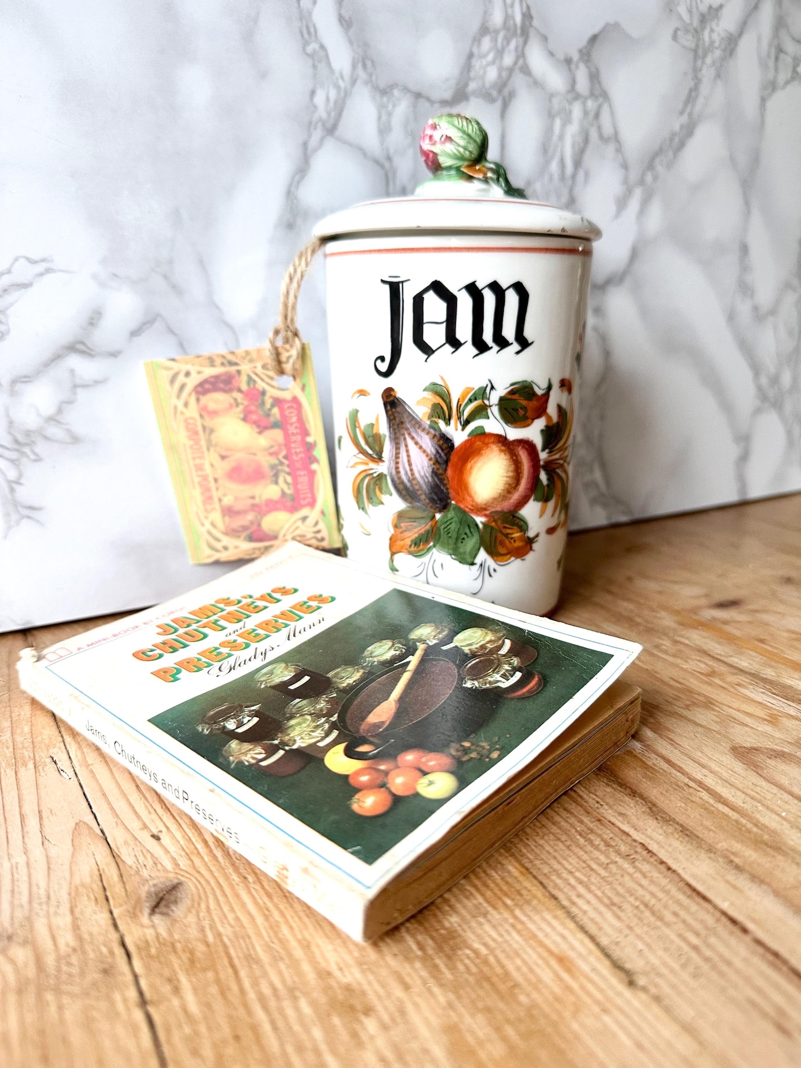 Gift of Jam Italian, “jam, Chutneys & Preserves” Cookery Book,” Gift ...