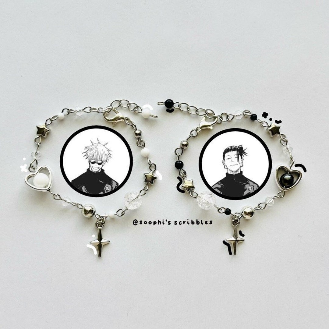 Jujutsu Kaisen Bracelet | Gojo and Geto Bracelet | Satosugu Matching ...