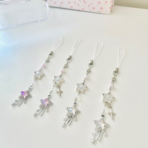Star Phone Charms | Y2k Keychain | Matching Phone Charms | Cute Silver ...