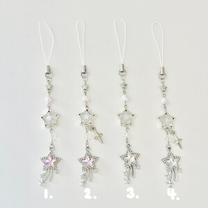 Star Phone Charms | Y2k Keychain | Matching Phone Charms | Cute Silver ...