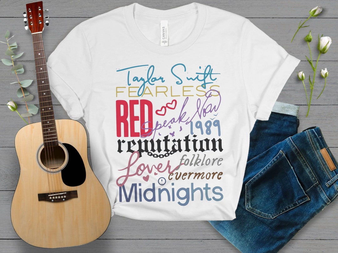 Taylor Swift Albums Shirt Taylor Swift Merch Taylor Swift - Etsy
