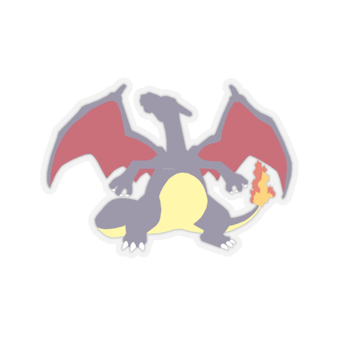 Charizard Shiny Sticker, Laptop Stickers, Water Bottle, Pokemon Go ...