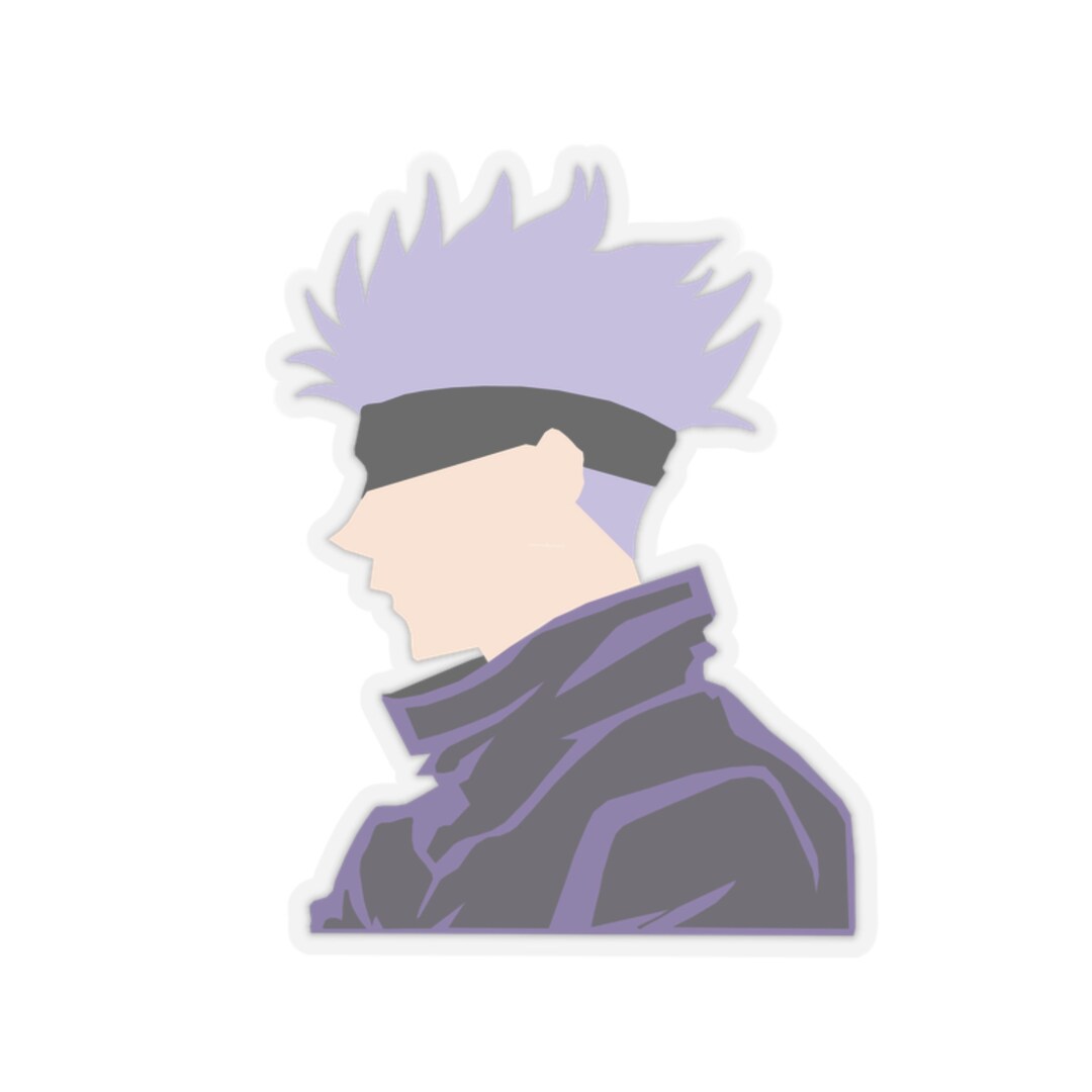 Gojo Satoru Minimalistic Sticker, Laptop Stickers, Water Bottle ...