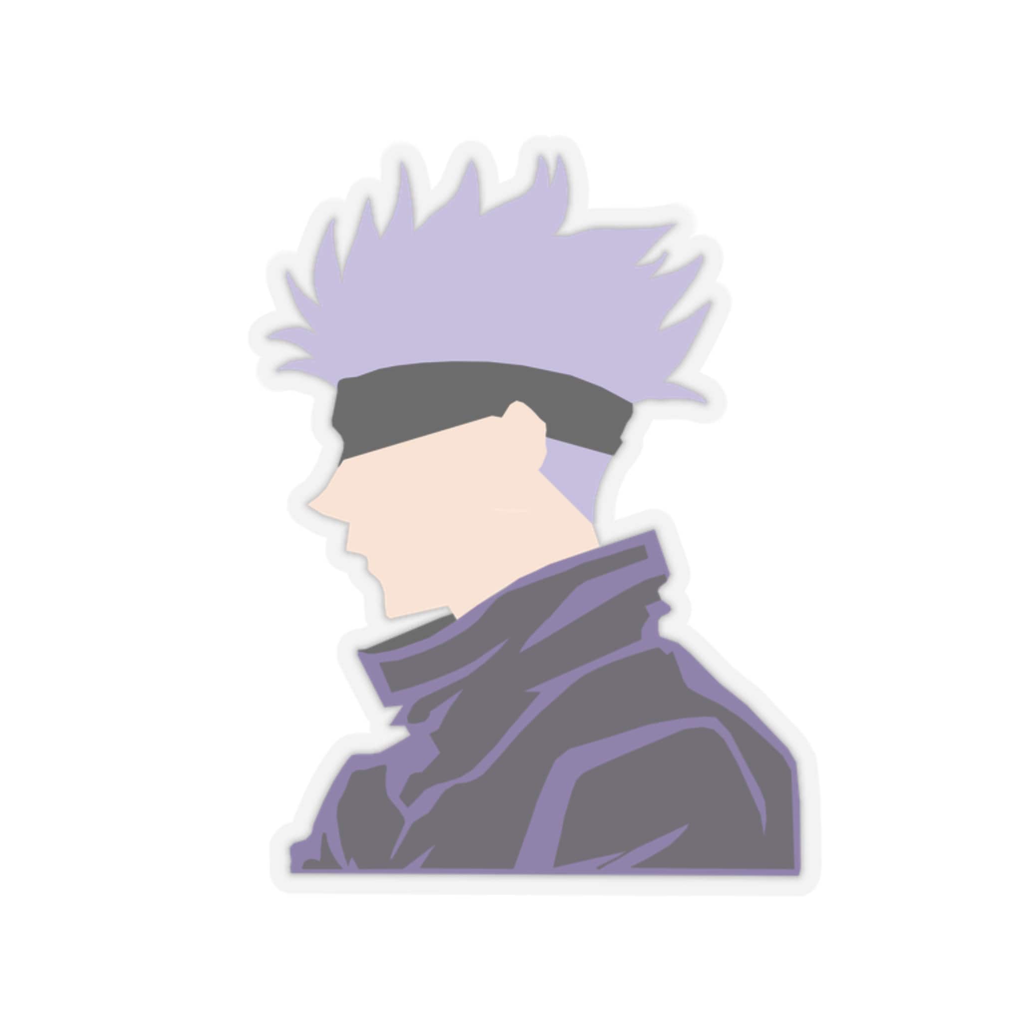 Gojo Satoru Minimalistic Sticker, Laptop Stickers, Water Bottle ...