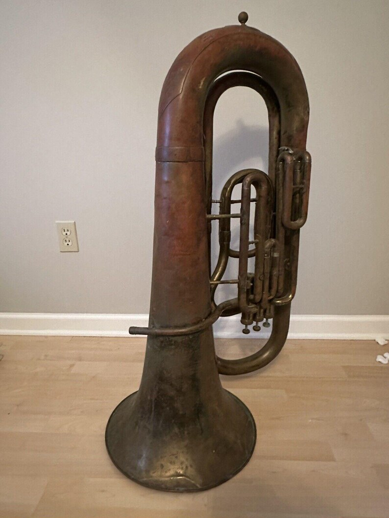 Vintage Horn BUESCHER Baritone Euphonium Tuba Horn Musical Instrument ...
