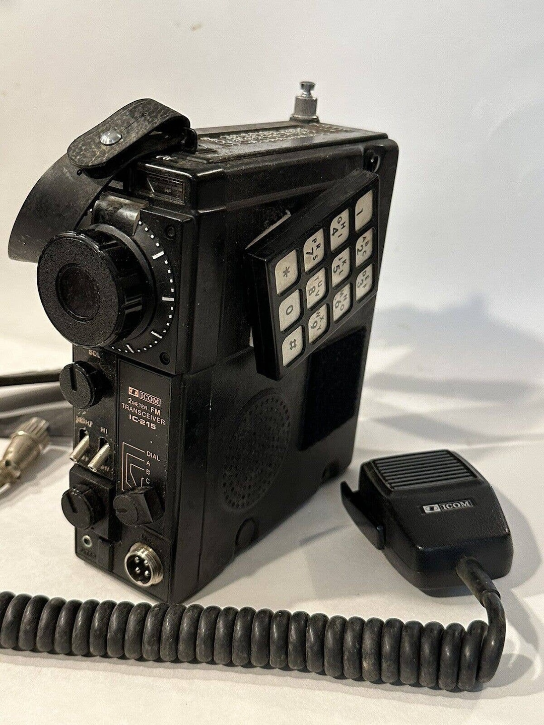 Icom IC-215 VHF 2-meter Crystal Controlled FM Transceiver Untested Ham ...