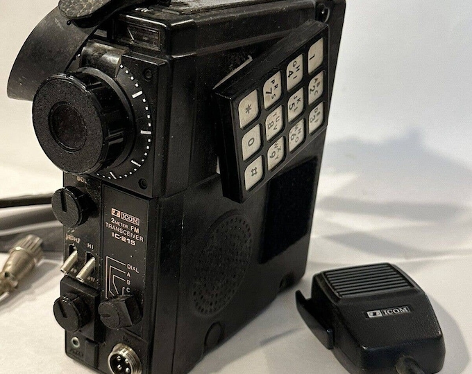 Icom IC-215 VHF 2-meter Crystal Controlled FM Transceiver Untested Ham ...