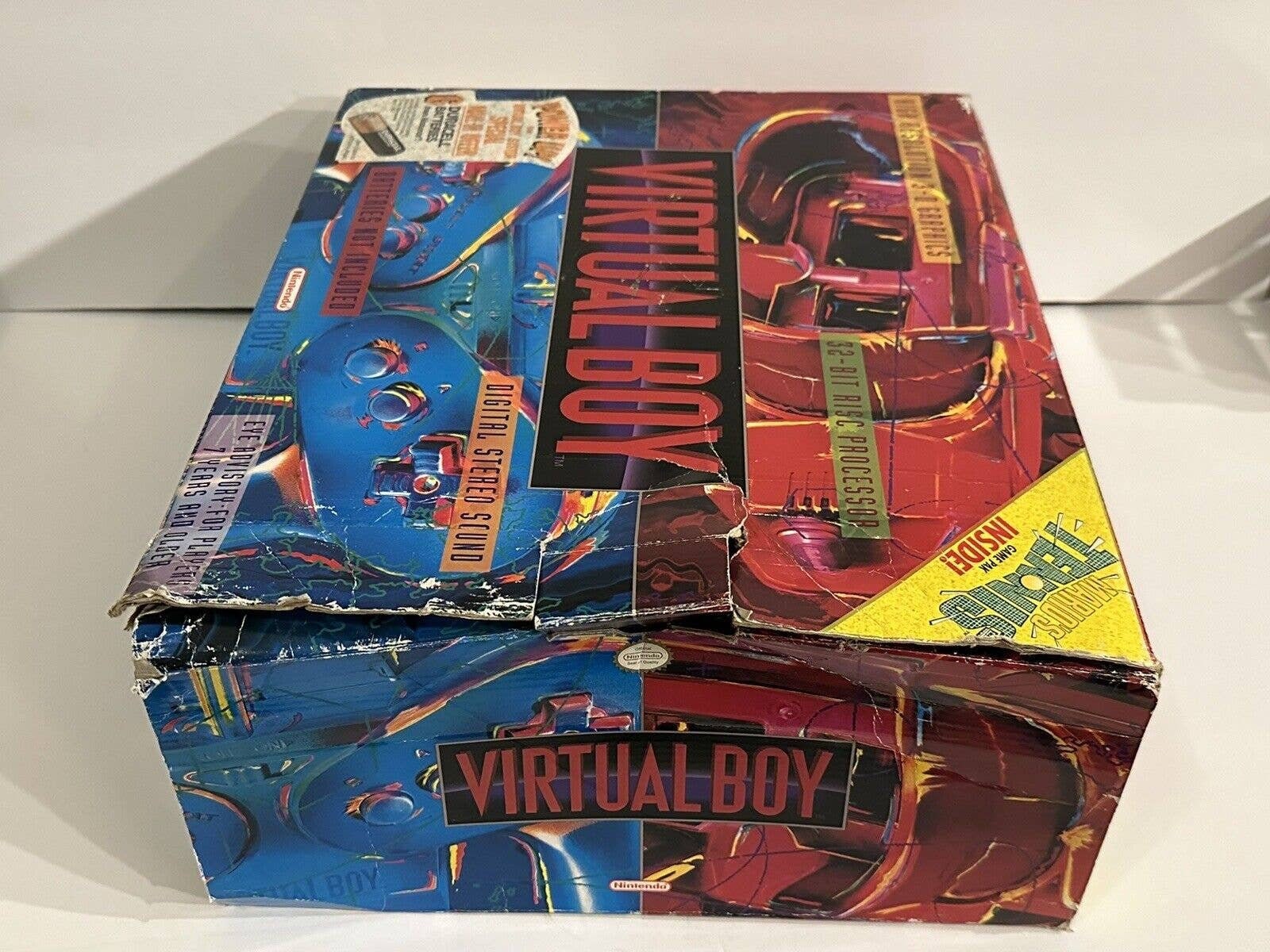 Nintendo Virtual Boy Console Complete in Box Tested & Works Mario ...