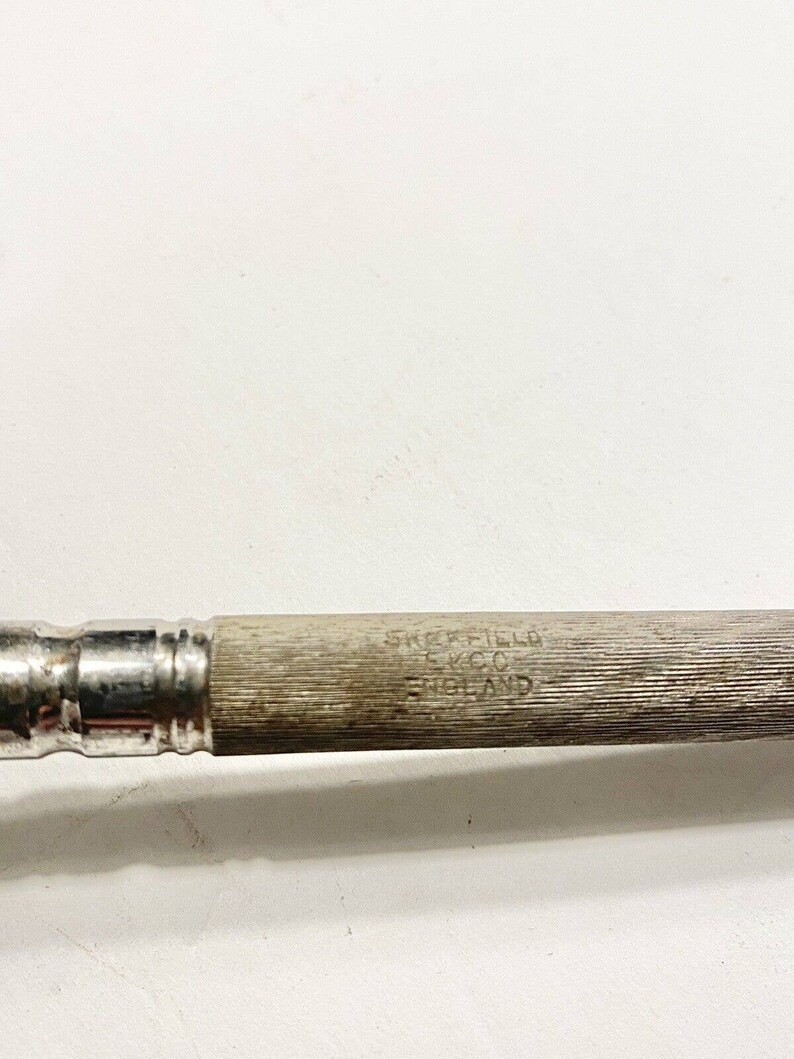 Antique Sheffield EKCO England STAG Handle Sharpening Rod. Late 1890’s ...