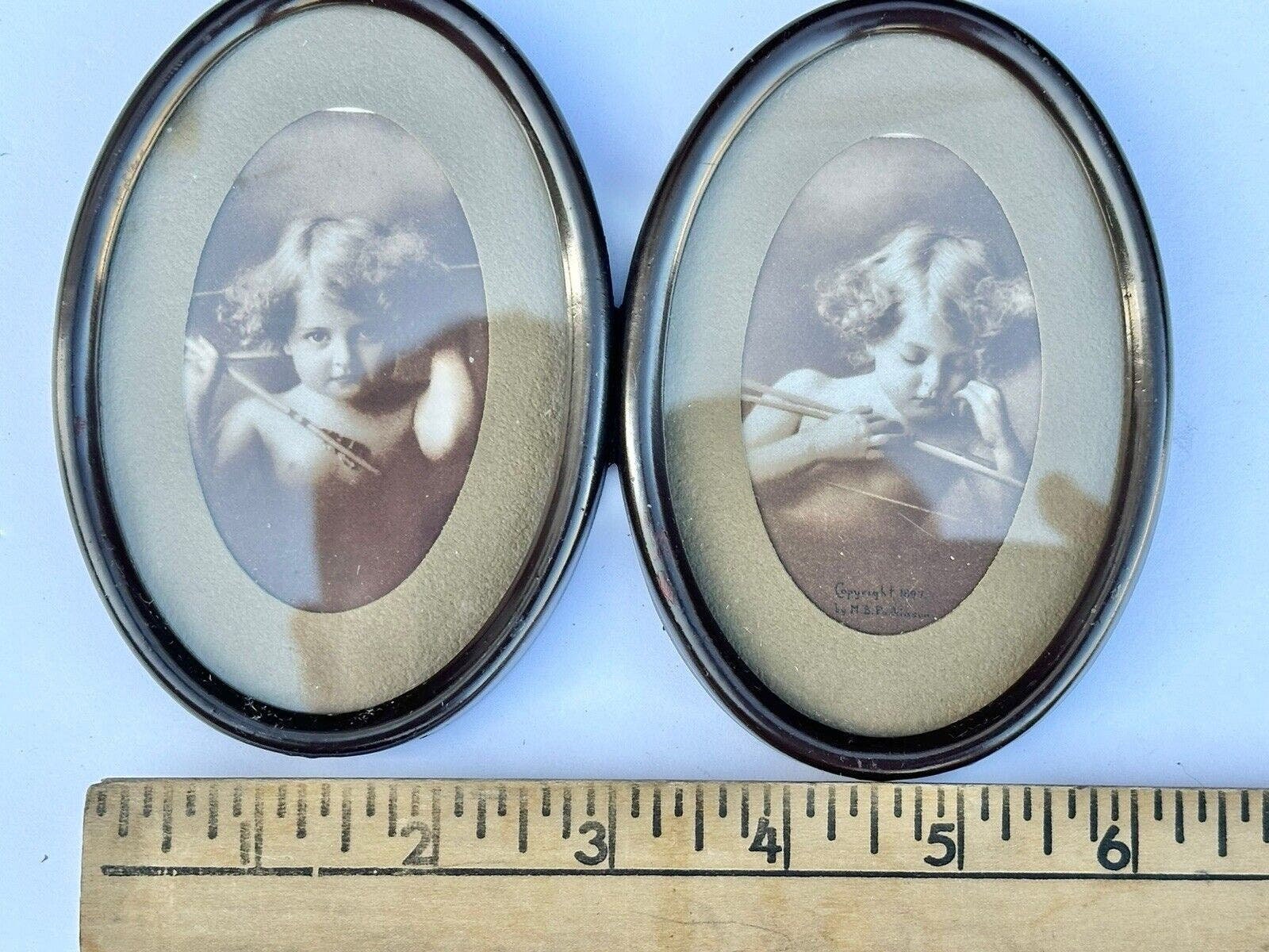 Vintage Ornate Double Oval Picture Photo Frame Antique - Etsy