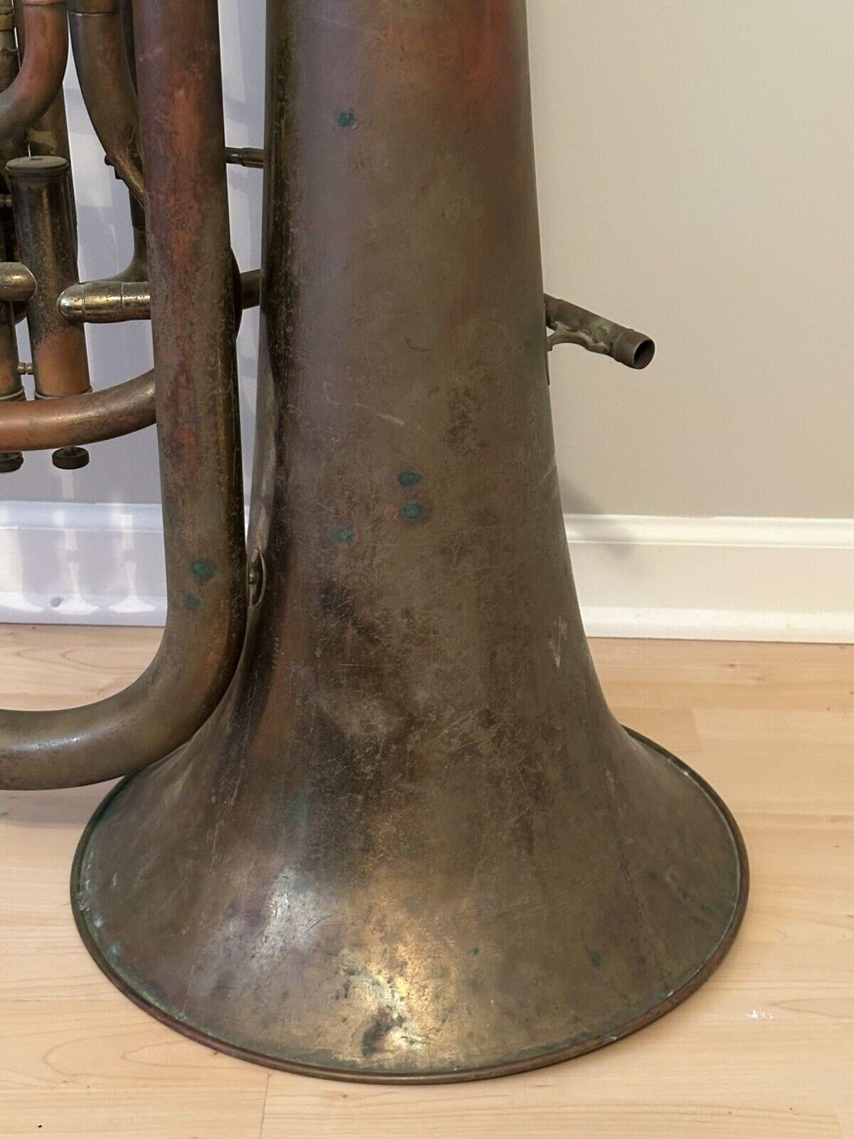 Vintage Horn BUESCHER Baritone Euphonium Tuba Horn Musical Instrument ...