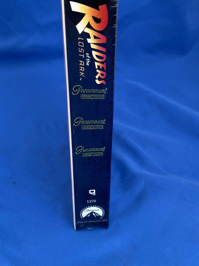 Raiders of the Lost Ark 1989 VHS Factory Sealed Paramount Home Video ...