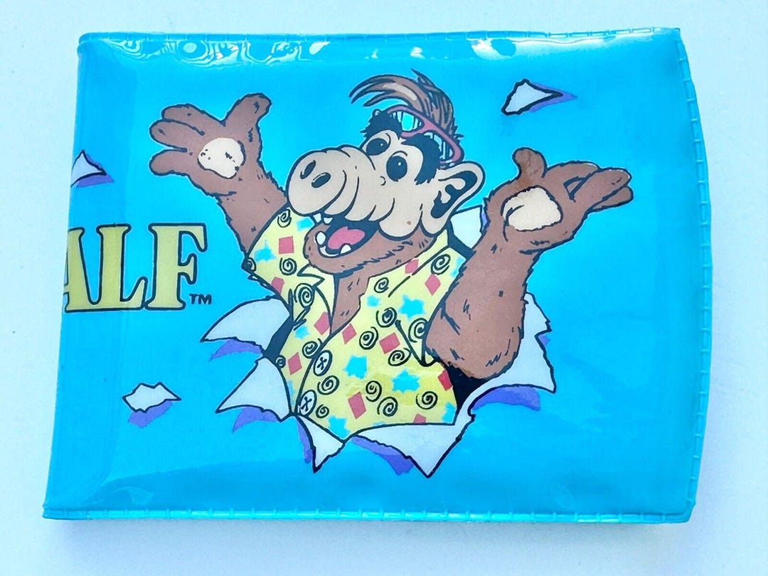 ALF TV Show Collectible Kid's Wallet Blue, Alf the Animated Series Good ...