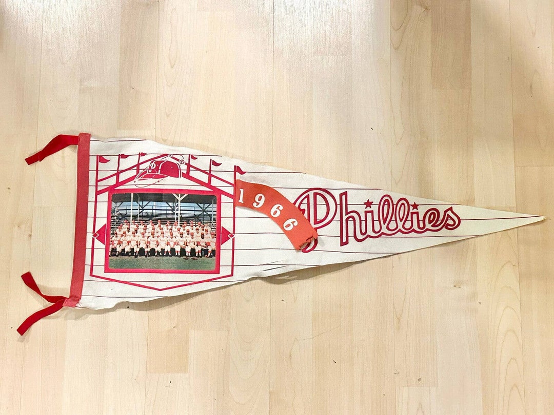 Vintage Philadelphia Phillies 1966 Team Photo Pennant Richie Allen Jim ...