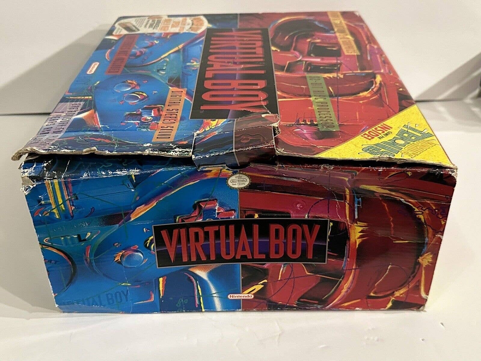 Nintendo Virtual Boy Console Complete in Box Tested & Works Mario ...