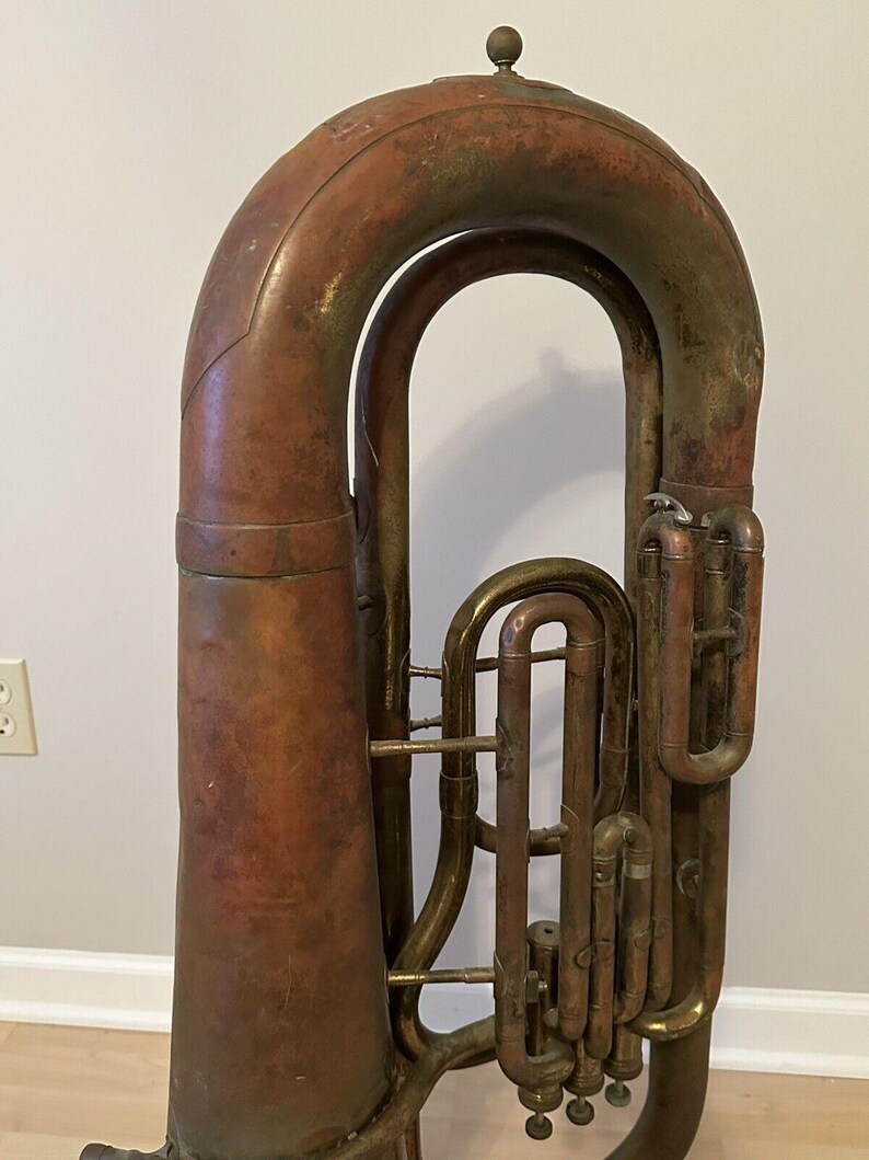 Vintage Horn BUESCHER Baritone Euphonium Tuba Horn Musical Instrument ...