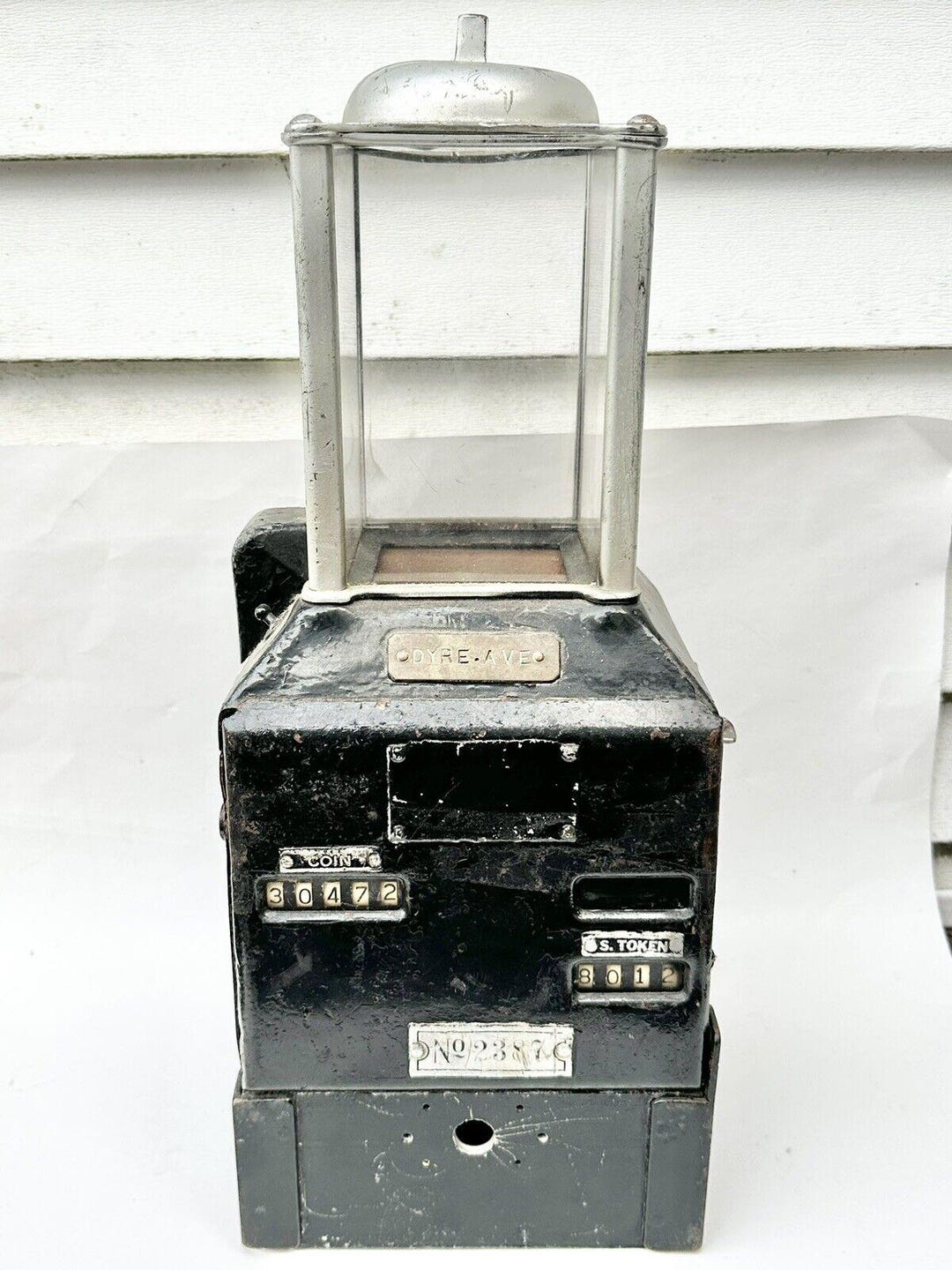 Antique Fare Box Bus Trolley Street Car Coin/token/ticket Machine ...
