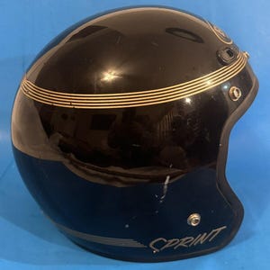Vintage Bell Sprint Motorcycle Helmet Large /XL - Etsy