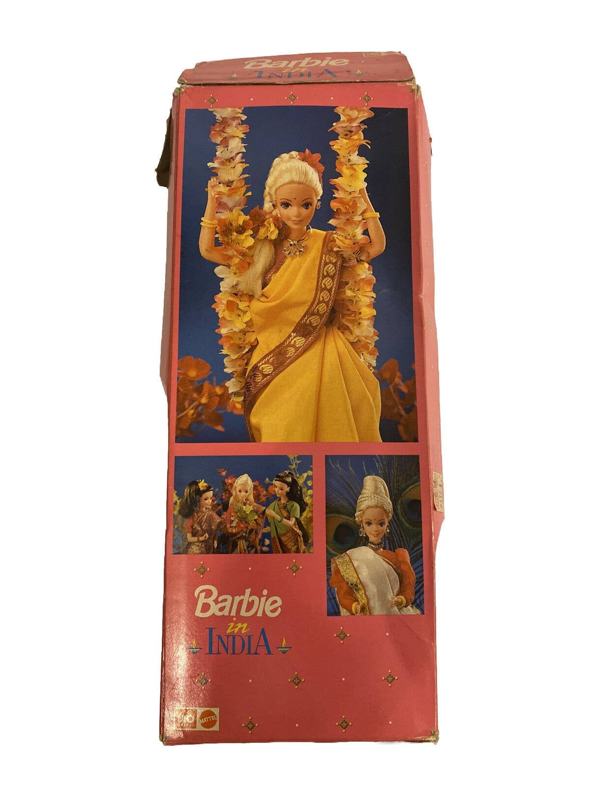 LEO Mattel Barbie in India Indian Market 9910 Brunette Yellow Saree ...