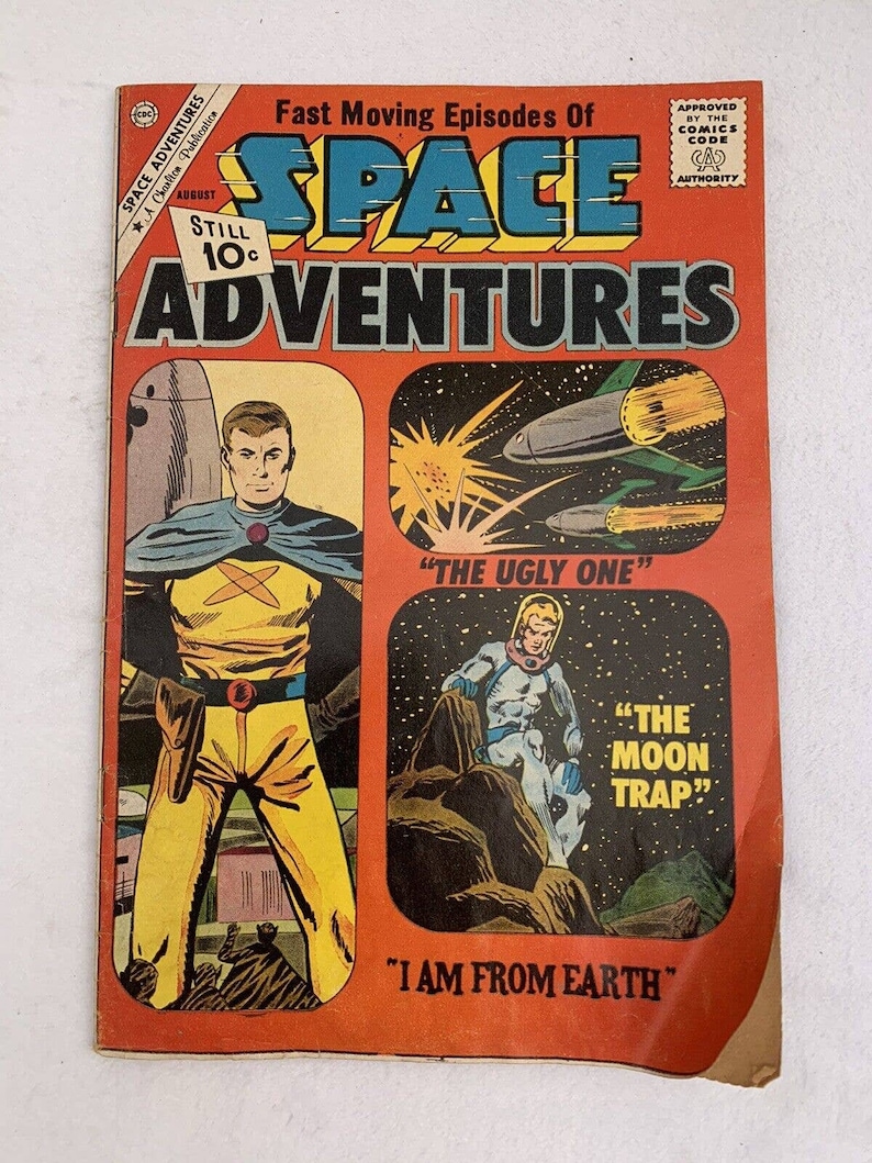 Space Adventures Comic Cover and Art - Etsy