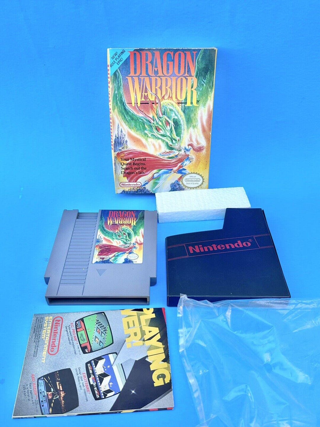 Nintendo NES Dragon Warrior in Box Tested Working - Etsy