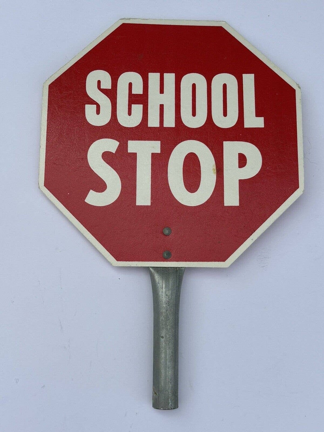 Vintage School Traffic Guard Bus Stop Sign - Etsy