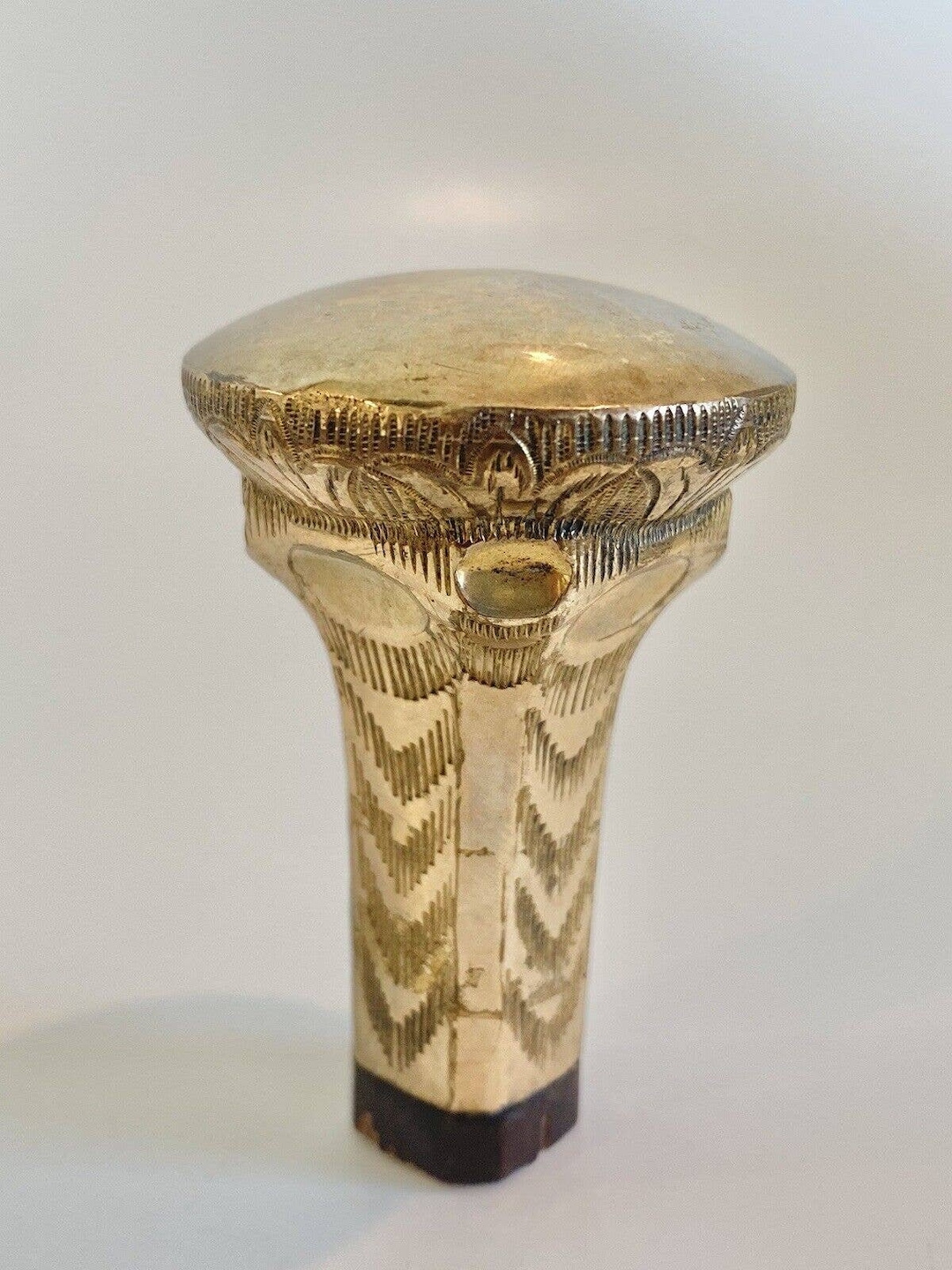 Antique Victorian Gold Filled Walking Cane Handle Ornate - Etsy