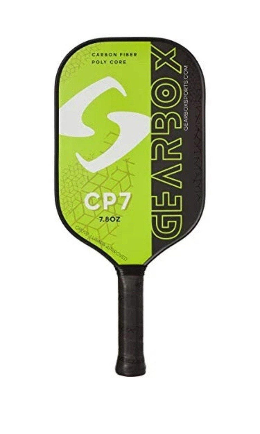 Gearbox CP7 Pickleball Paddle Yellow Carbon Fiber Poly Core 7.8 OZ ...