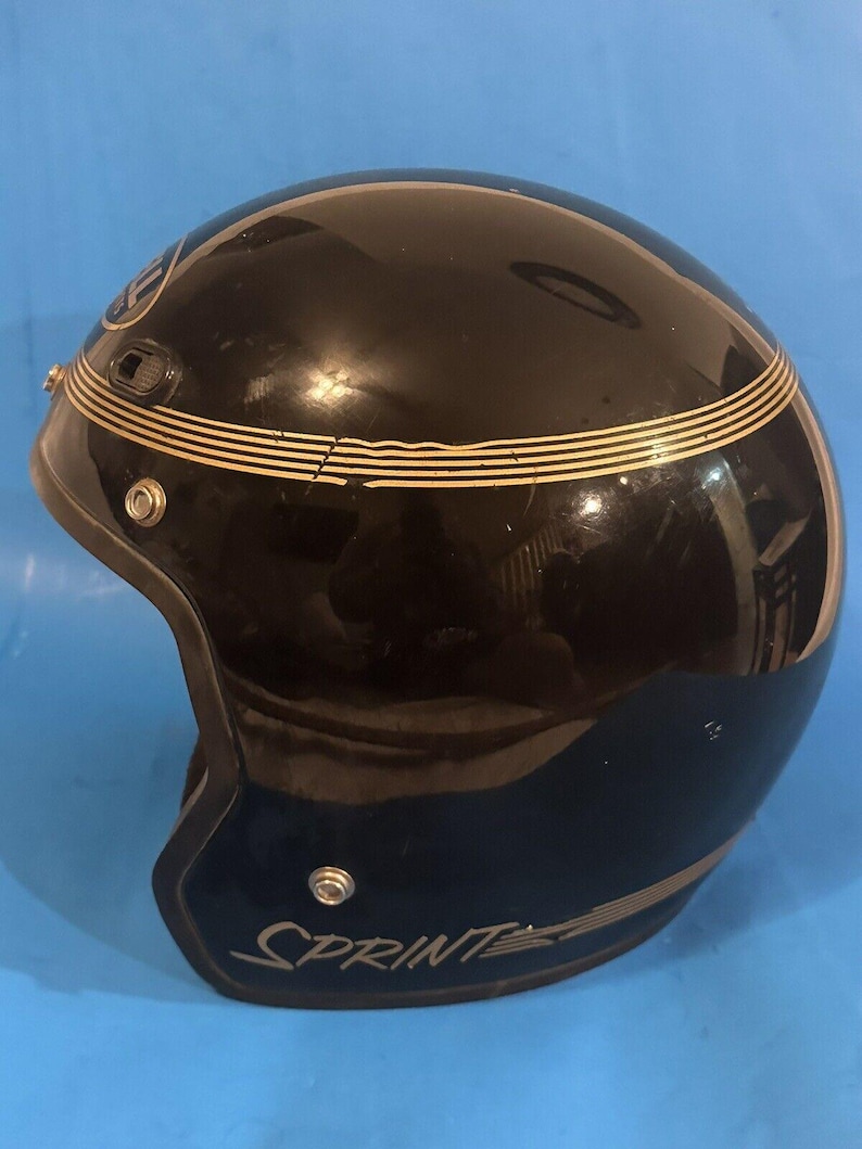 Vintage Bell Sprint Motorcycle Helmet Large /XL - Etsy