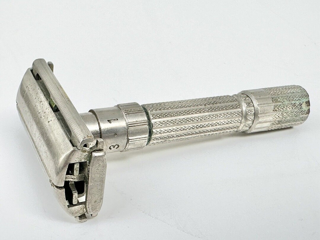 Vintage 1960 Gillette Fat Boy Adjustable 1-9 Safety Razor F1 - Etsy