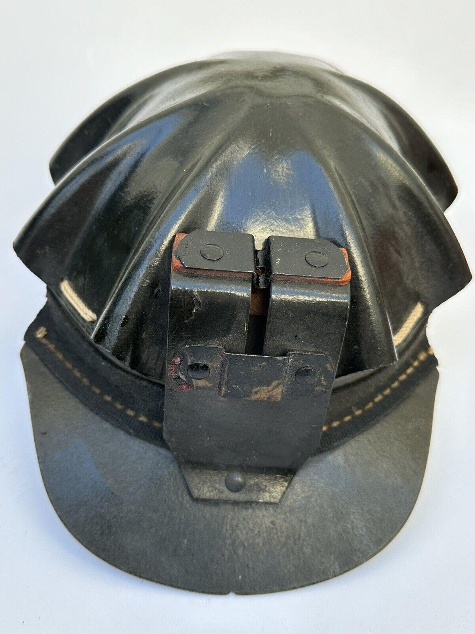 ANTIQUE COAL MINERS Turtle Shell Hat Helmet Orig Label Cool Cap Fine ...