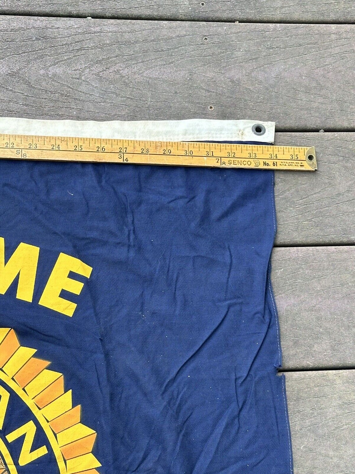 Vtg American Legion “welcome Legionnaires” Flag Banner C. 1950s - Etsy