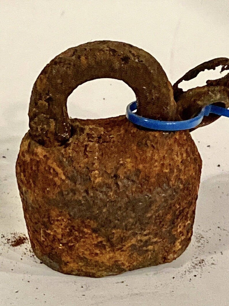 Antique Vtg Scandinavian Jail Jailer Prison Iron Padlock Lock Rustic - Etsy