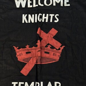 KNIGHTS TEMPLAR Masonic Freemasonry Vintage Rare Flag Banner - Etsy