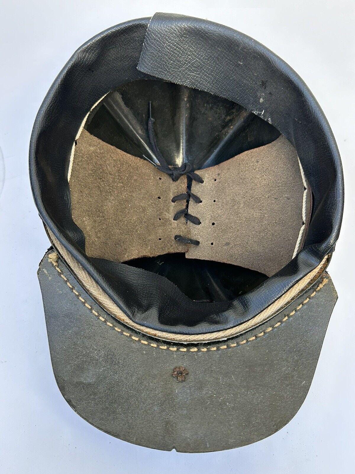 ANTIQUE COAL MINERS Turtle Shell Hat Helmet Orig Label Cool Cap Fine ...