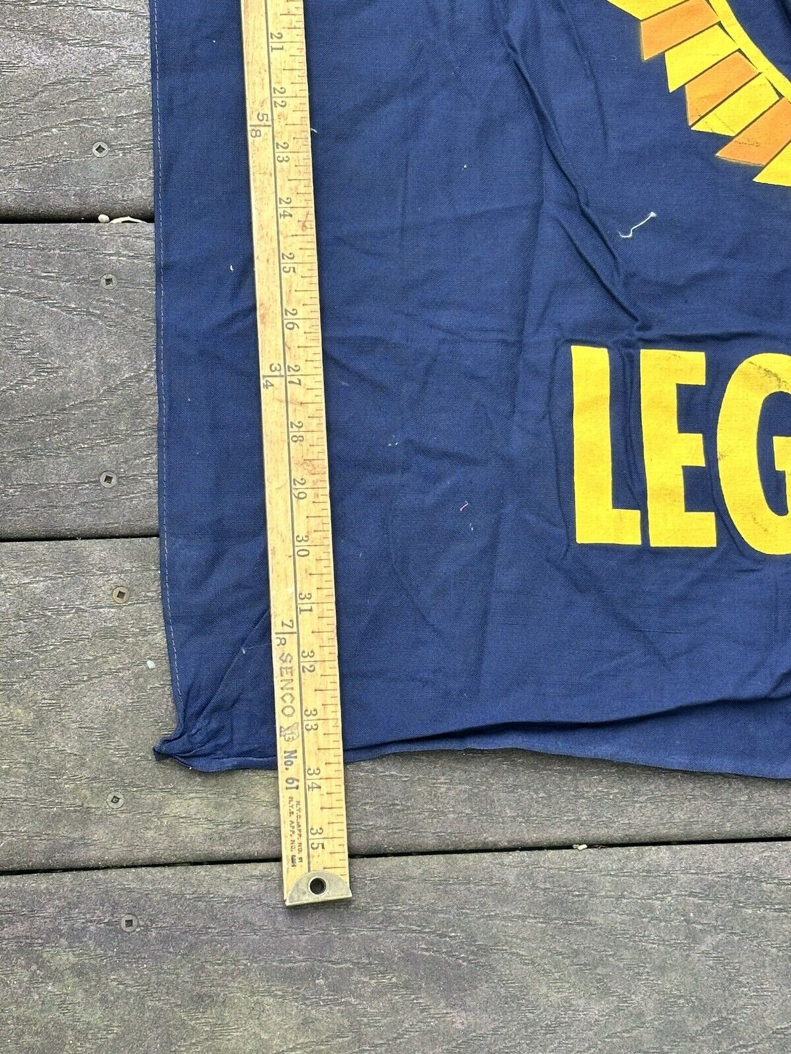 Vtg American Legion “welcome Legionnaires” Flag Banner C. 1950s - Etsy