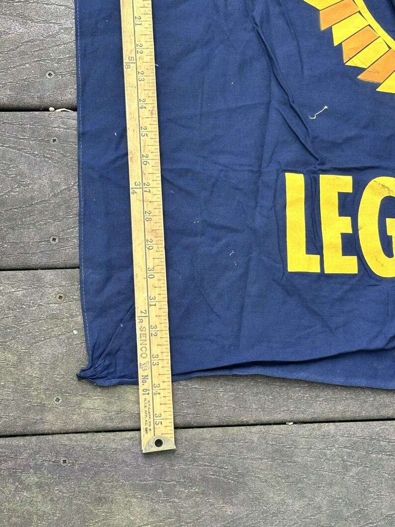 Vtg American Legion “welcome Legionnaires” Flag Banner C. 1950s - Etsy