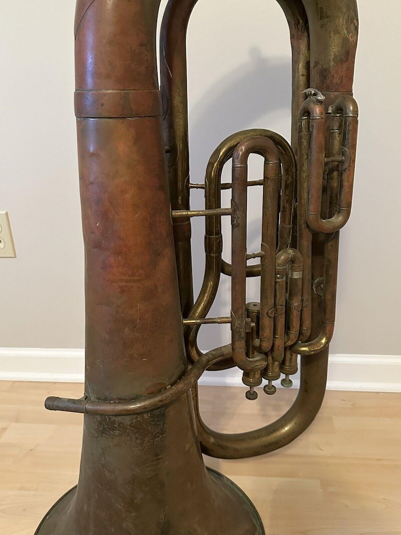 Vintage Horn BUESCHER Baritone Euphonium Tuba Horn Musical Instrument ...