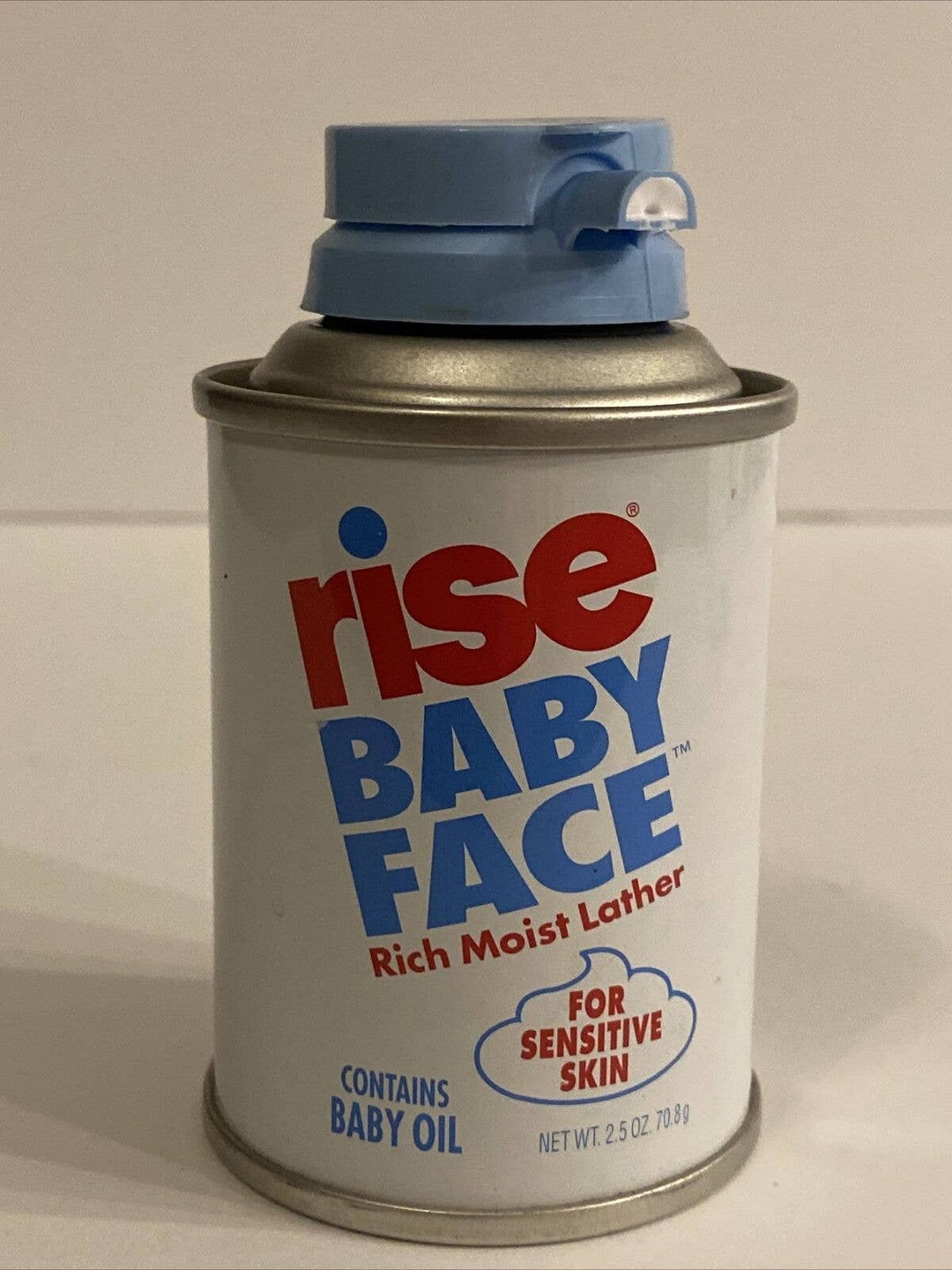 Rise Baby Face Shave Cream / Foam With Baby Oil for Sensitive Skin 2.5 ...