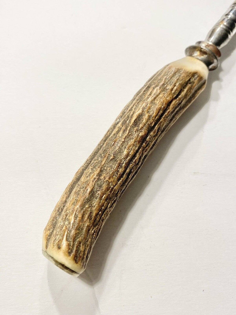 Antique Sheffield EKCO England STAG Handle Sharpening Rod. Late 1890’s ...