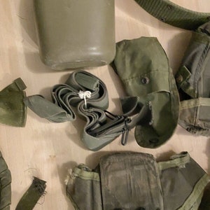 Vintage Military SURVIVAL KIT - Boots Sz13 - (includes Everything in ...