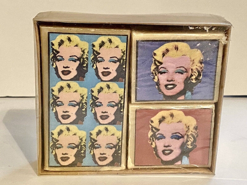 Vintage Andy Warhol Marilyn Monroe Soap Set Masterpiece 3 Bars New Old ...
