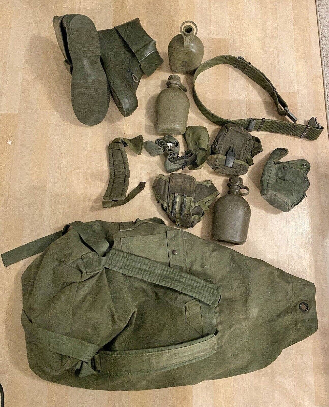Vintage Military SURVIVAL KIT - Boots Sz13 - (includes Everything in ...
