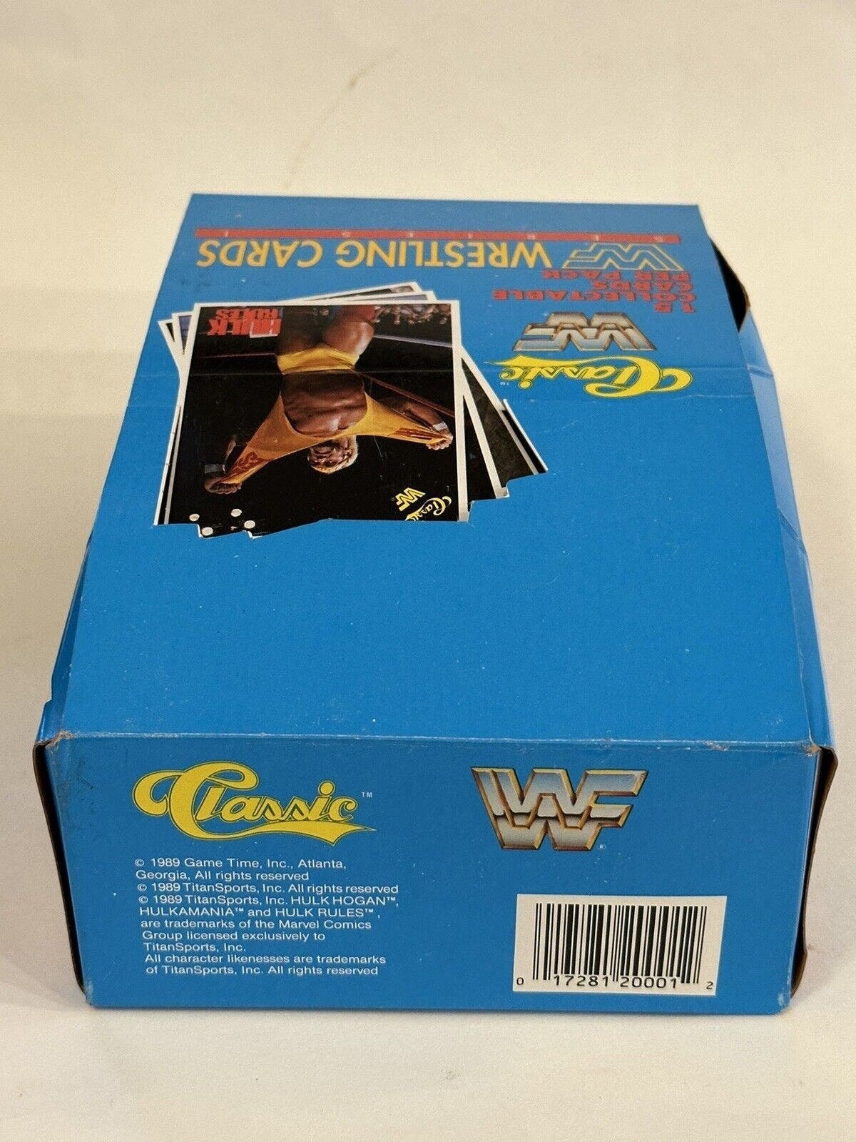 1990 Classic WWF Wrestling Series 1 Cards Full Box of 36 Sealed Foil ...